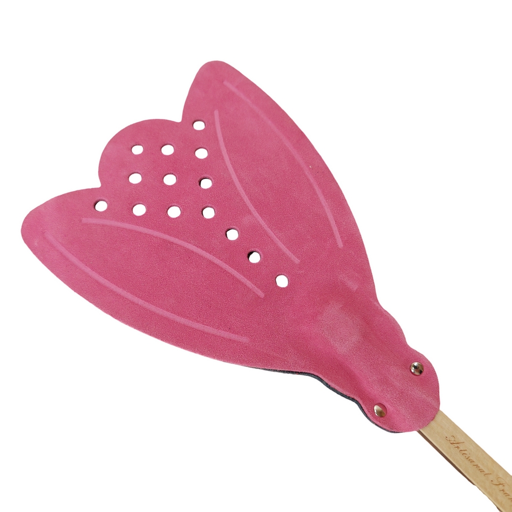 Tapette made in France Killbizz en cuir rose - La Maison De Judith